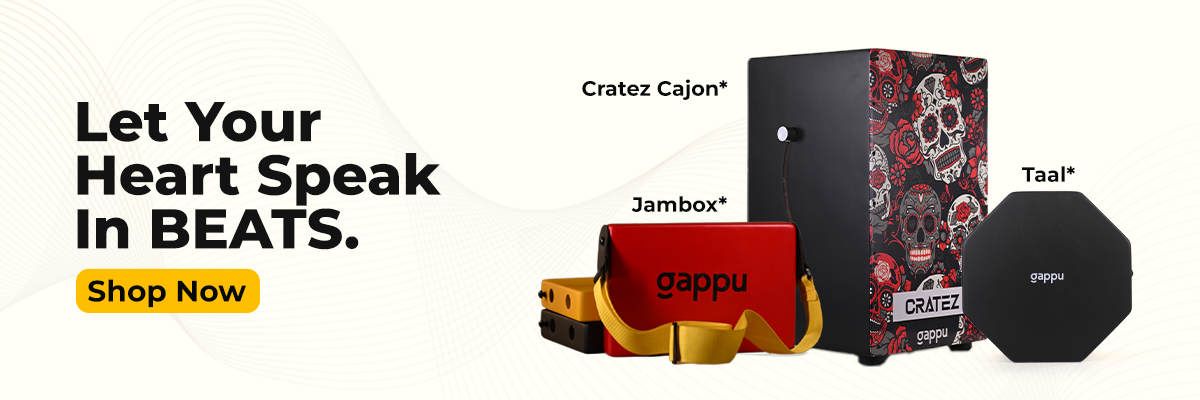 Gappu | Official Site | Cajons, Jambox, Djembes And Practice Pad