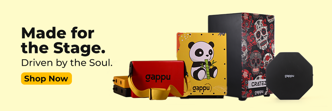 Gappu | Official Site | Cajons, Jambox, Djembes And Practice Pad