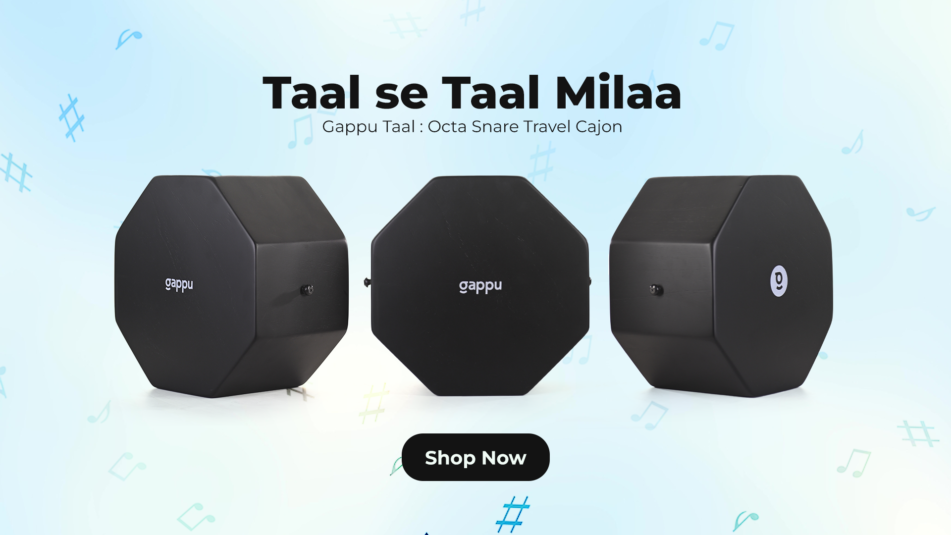 Gappu | Official Site | Cajons, Jambox, Djembes And Practice Pad